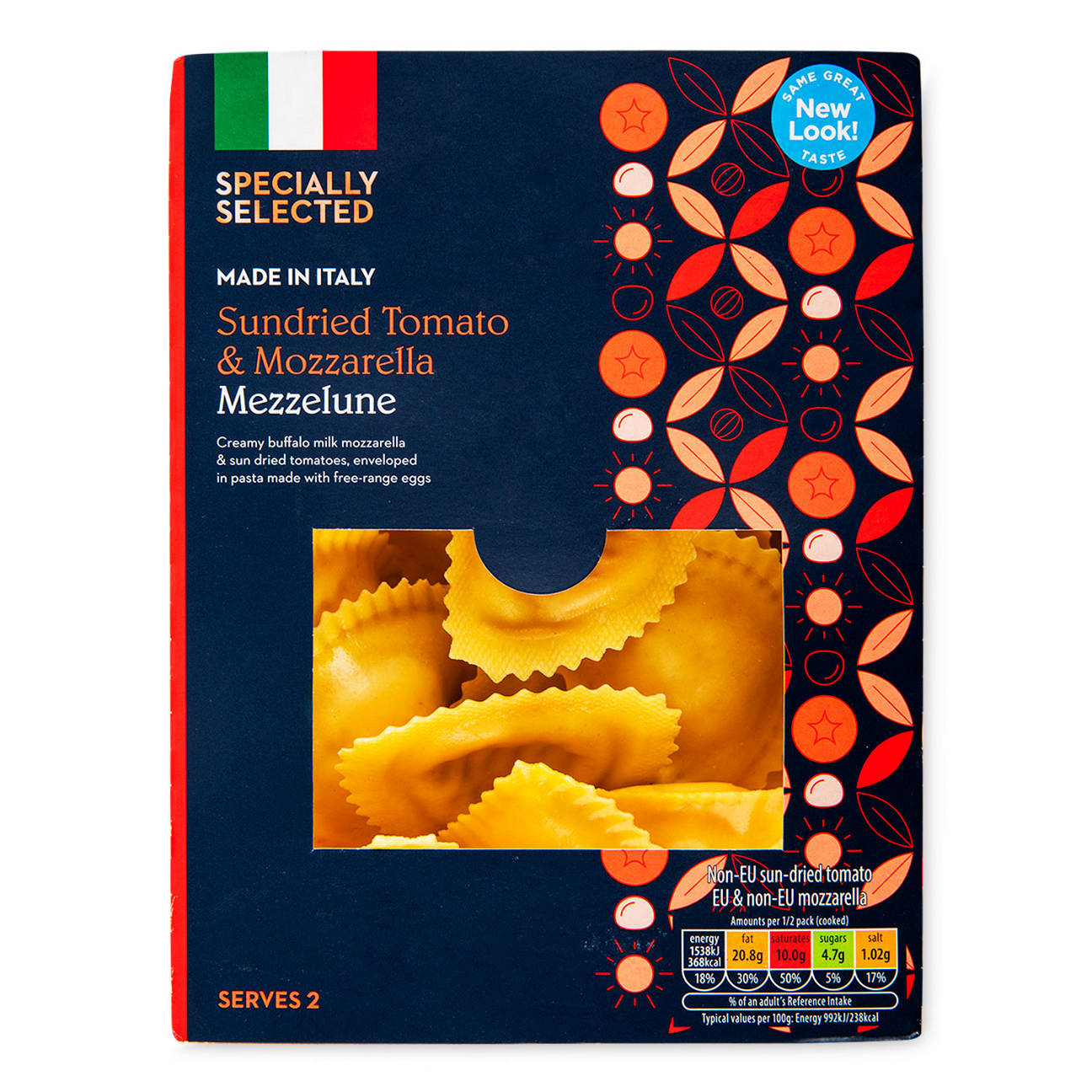 Tomato & Buffalo Mozzarella Filled Pasta | ALDI IE